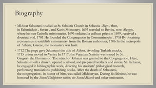 Mkhitar sebastatsi | PPT