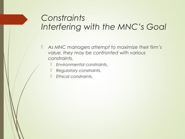 Multinational Financial Management: An Overview | PPT