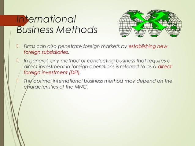 Multinational Financial Management: An Overview | PPT