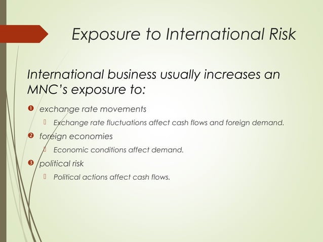 Multinational Financial Management: An Overview | PPT