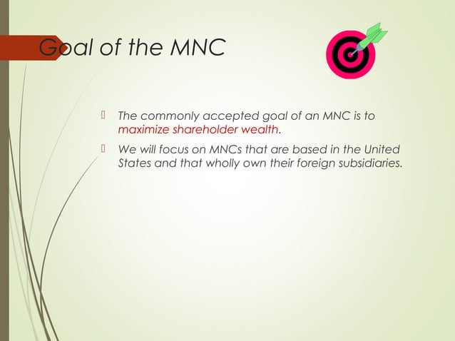 Multinational Financial Management: An Overview | PPT