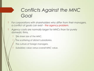 Multinational Financial Management: An Overview | PPT