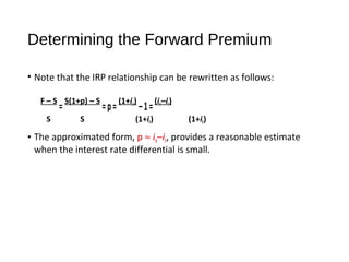 International Arbitrage and Interest Rate Parity (IRP) | PPT