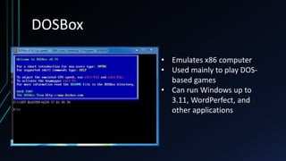 Rescuing and preserving old software | PPT | Free Download