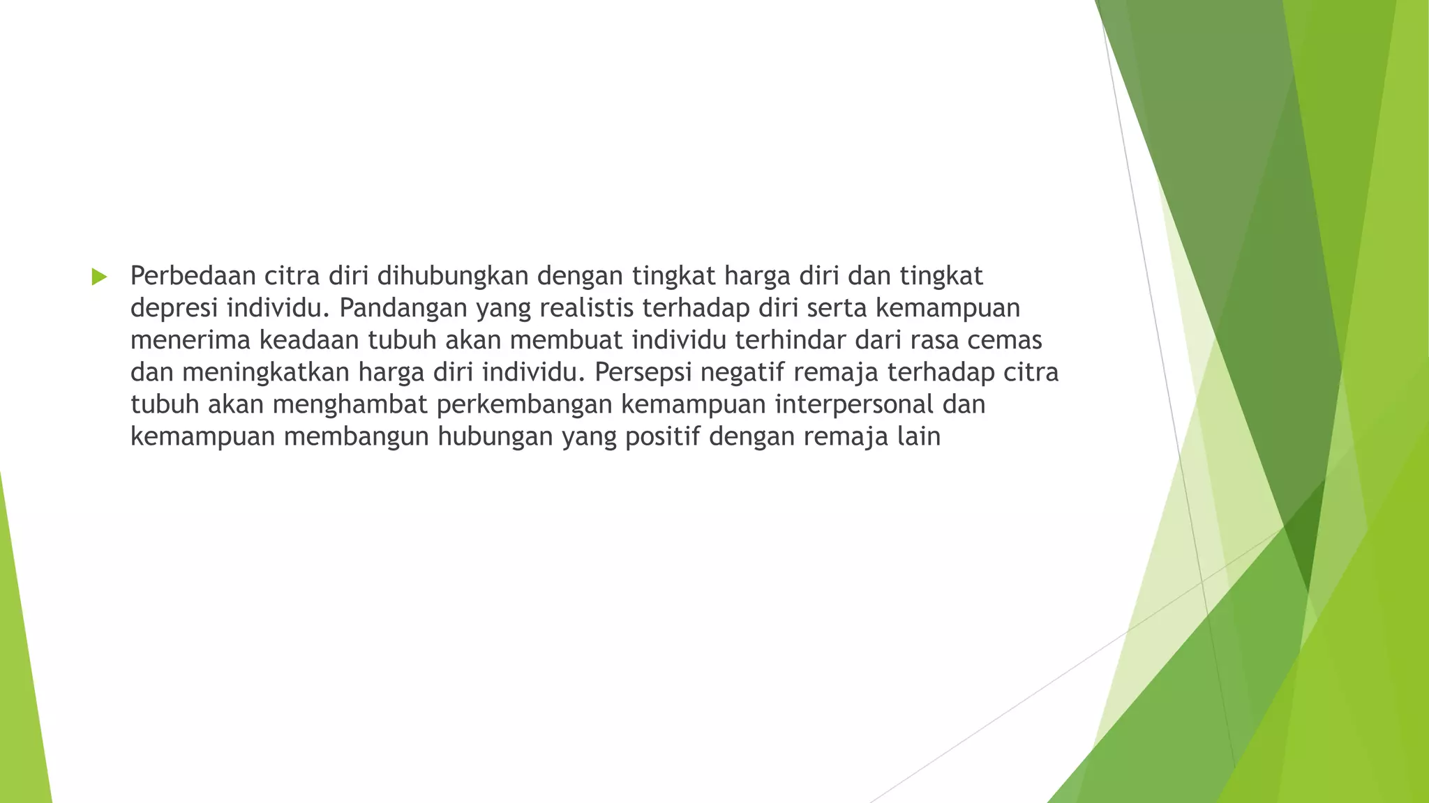 CITRA DIRI REMAJA | PPTX