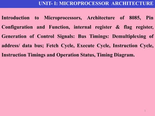 Introduction to 8085 Microprocessor | PPT
