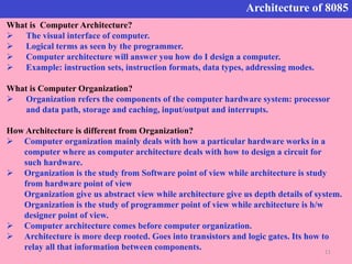 Introduction to 8085 Microprocessor | PPT