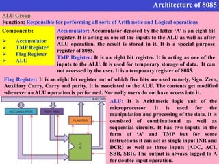 Introduction to 8085 Microprocessor | PPT