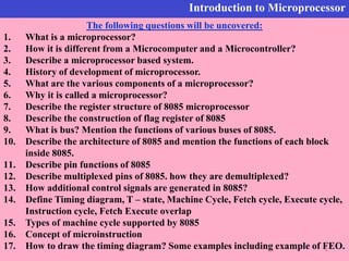 Introduction to 8085 Microprocessor | PPT