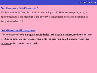 Introduction to 8085 Microprocessor | PPT