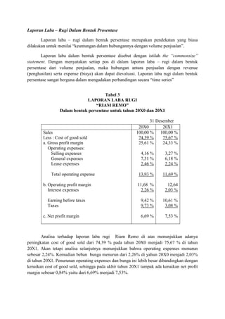 Mklh analisis laporan keuangan klmpok | DOCX