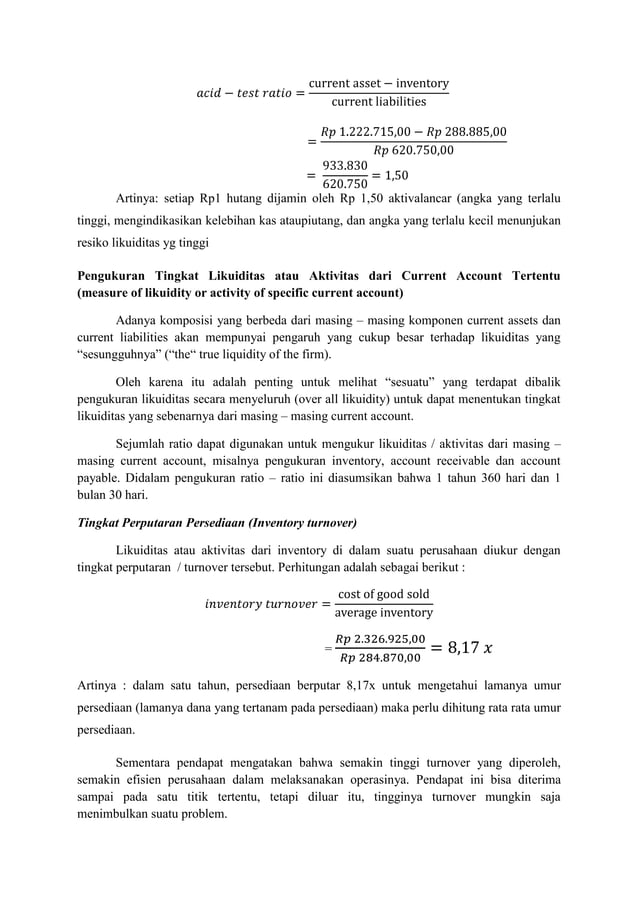 Mklh analisis laporan keuangan klmpok | PDF