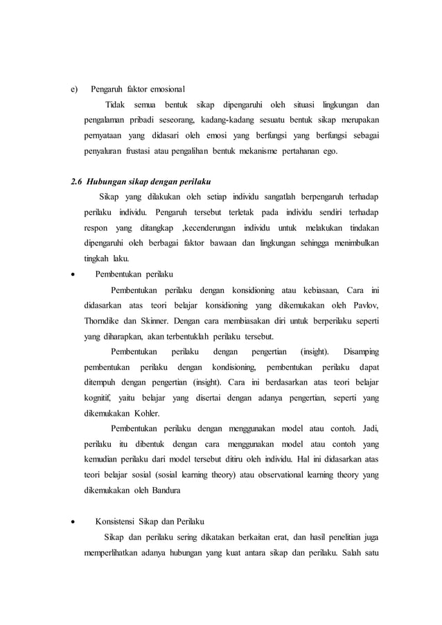 Tentang Sikap | PDF