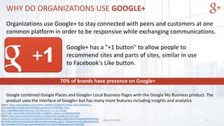 MKM915 Google+ Value Proposition and brief description with ...
