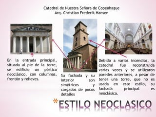 Identificacion de los elementos arquitectonicos del estilo neoclasico ...