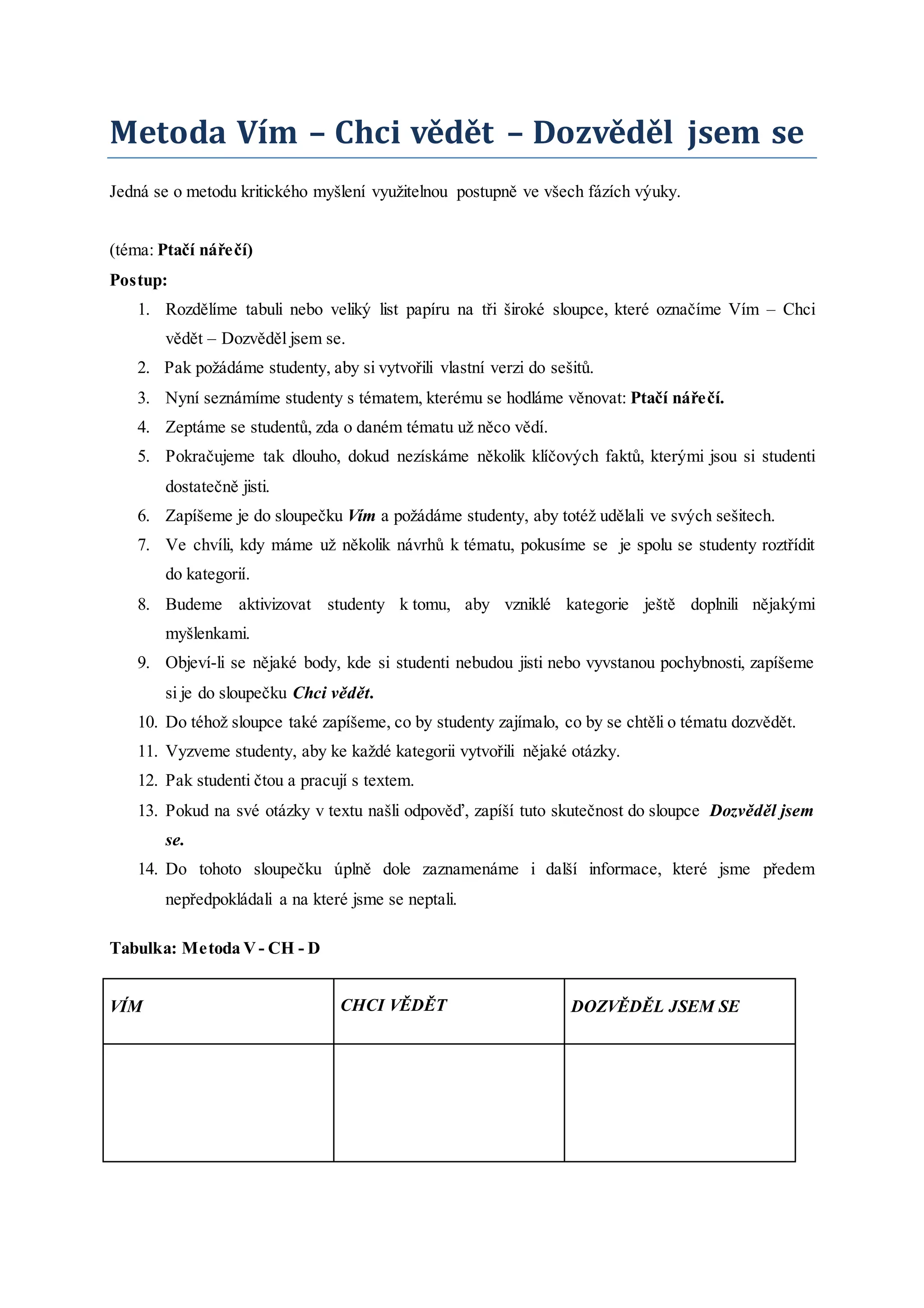 Diskuzní metody | PDF