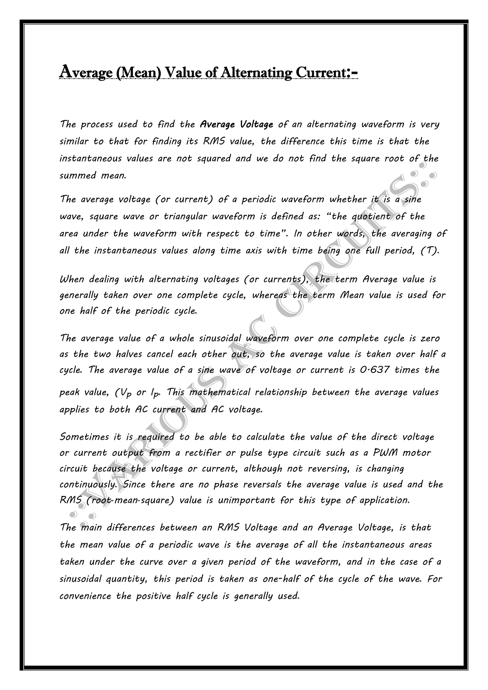Alternating Current -12 isc 2017 ( investigatory Project) | PDF