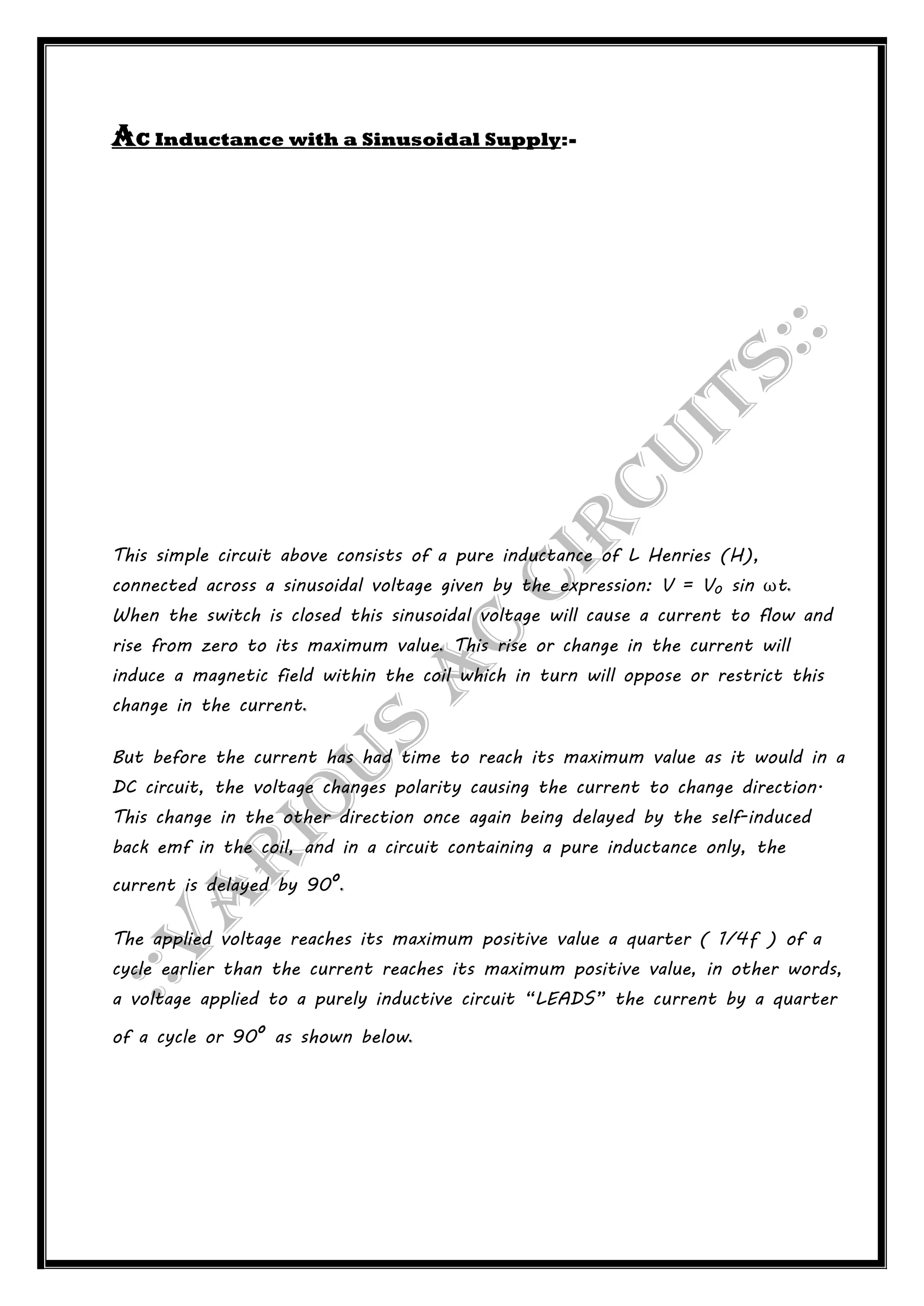 Alternating Current -12 isc 2017 ( investigatory Project) | PDF