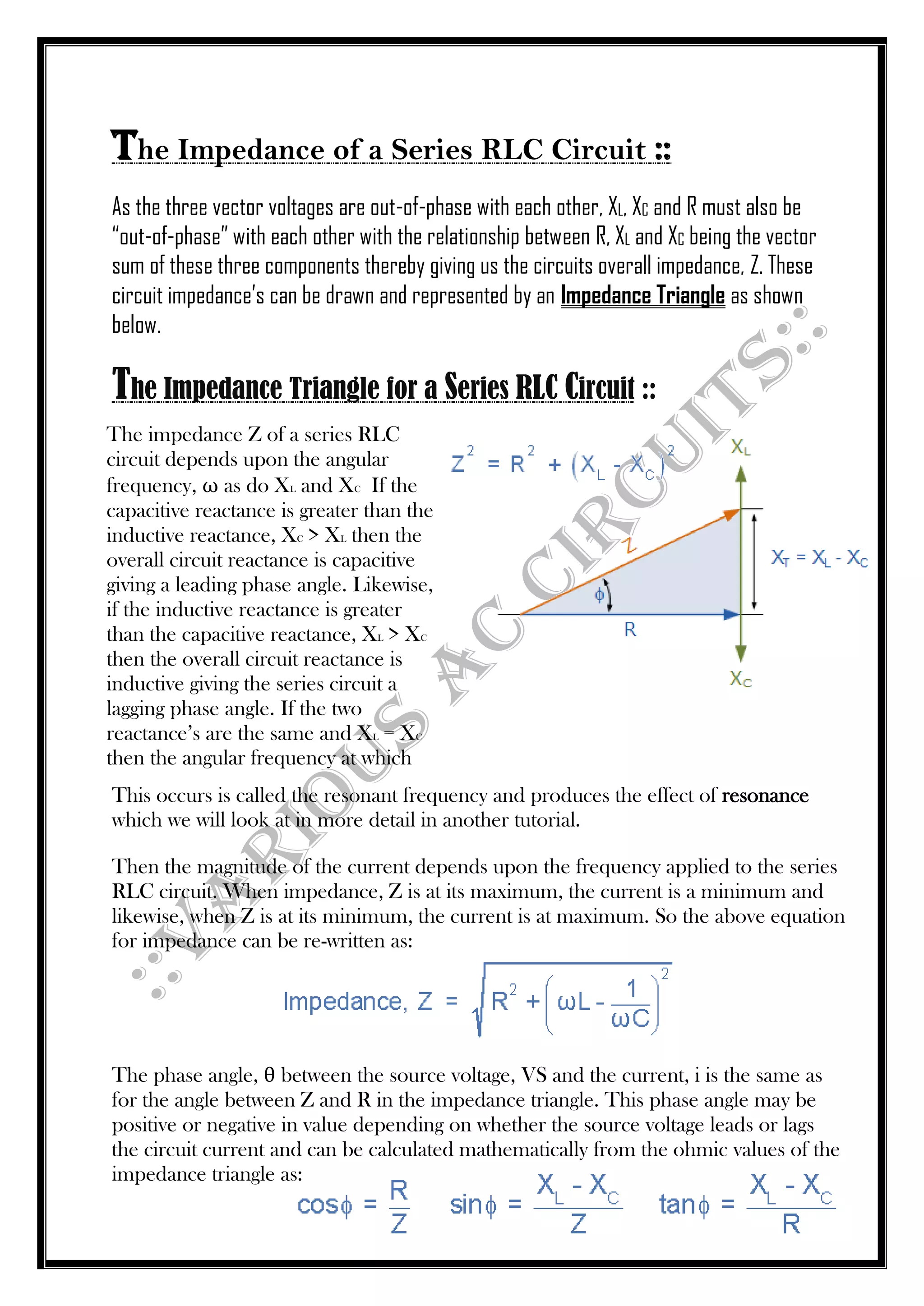 Alternating Current -12 isc 2017 ( investigatory Project) | PDF