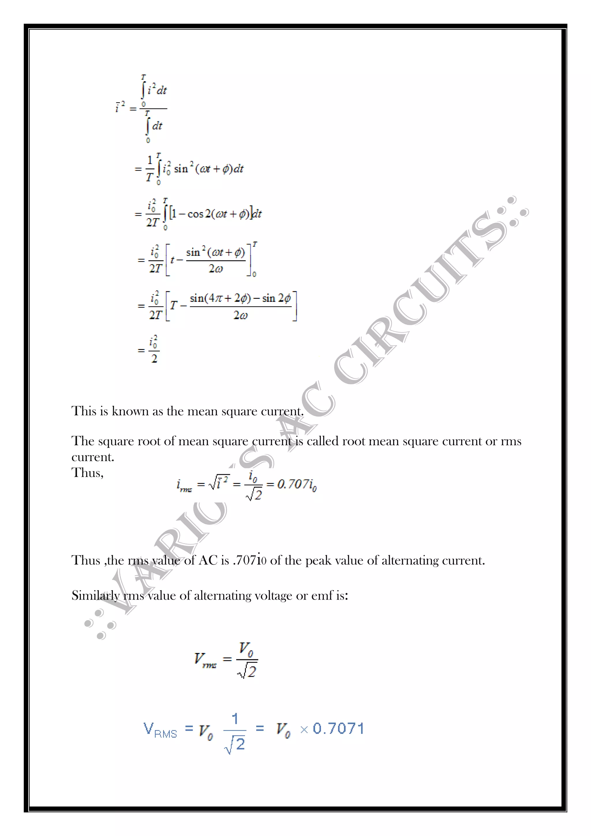 Alternating Current -12 isc 2017 ( investigatory Project) | PDF