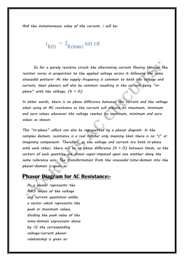 Alternating Current -12 isc 2017 ( investigatory Project) | PDF ...