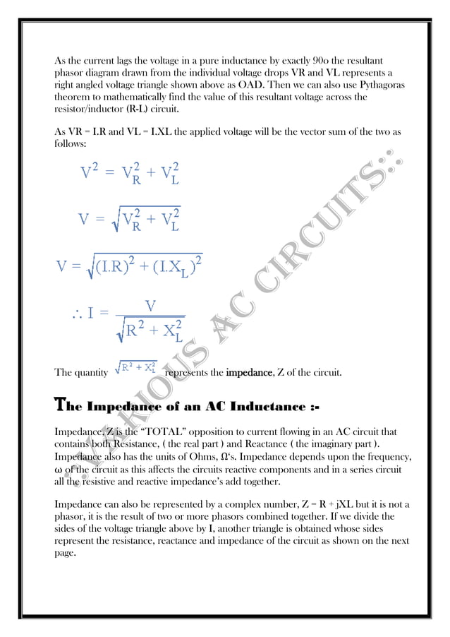 Alternating Current -12 isc 2017 ( investigatory Project) | PDF ...