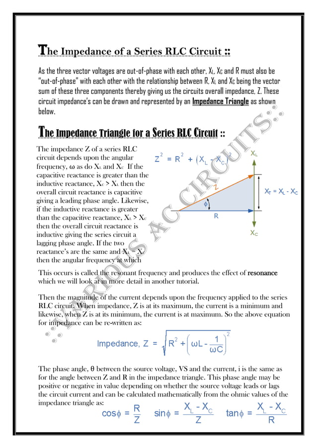 Alternating Current -12 isc 2017 ( investigatory Project) | PDF ...
