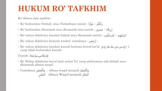 menjelaskan hukum tajwid yang mana belajar ilmu tajwid ini hukumnya ...