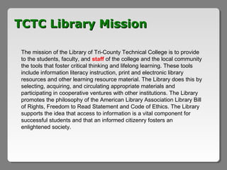 The Library's Connection to Faculty and Staff | PPT | College Education ...