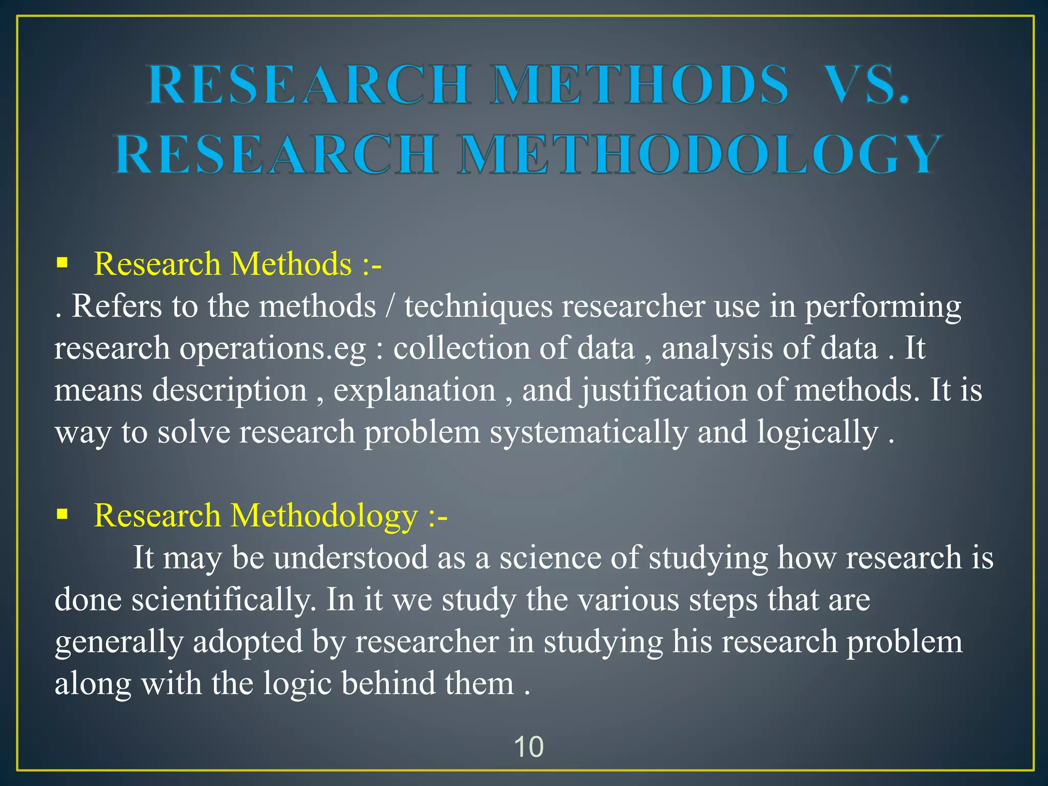 research methodology | PPTX