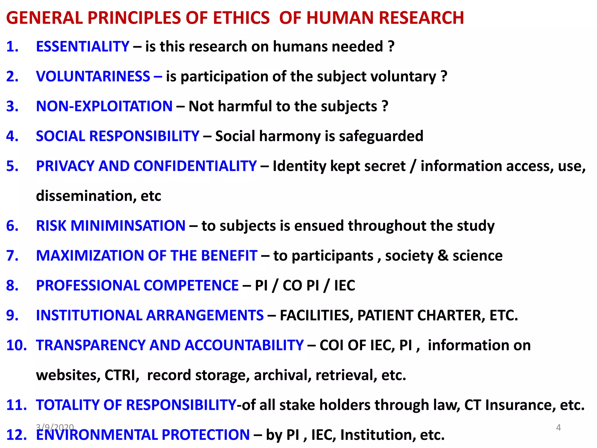 Addressing ethics in clinical research | PPTX