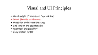 UI & UX DESIGN NOTES UNIT 1,2,3,4,5 DESI | PPTX