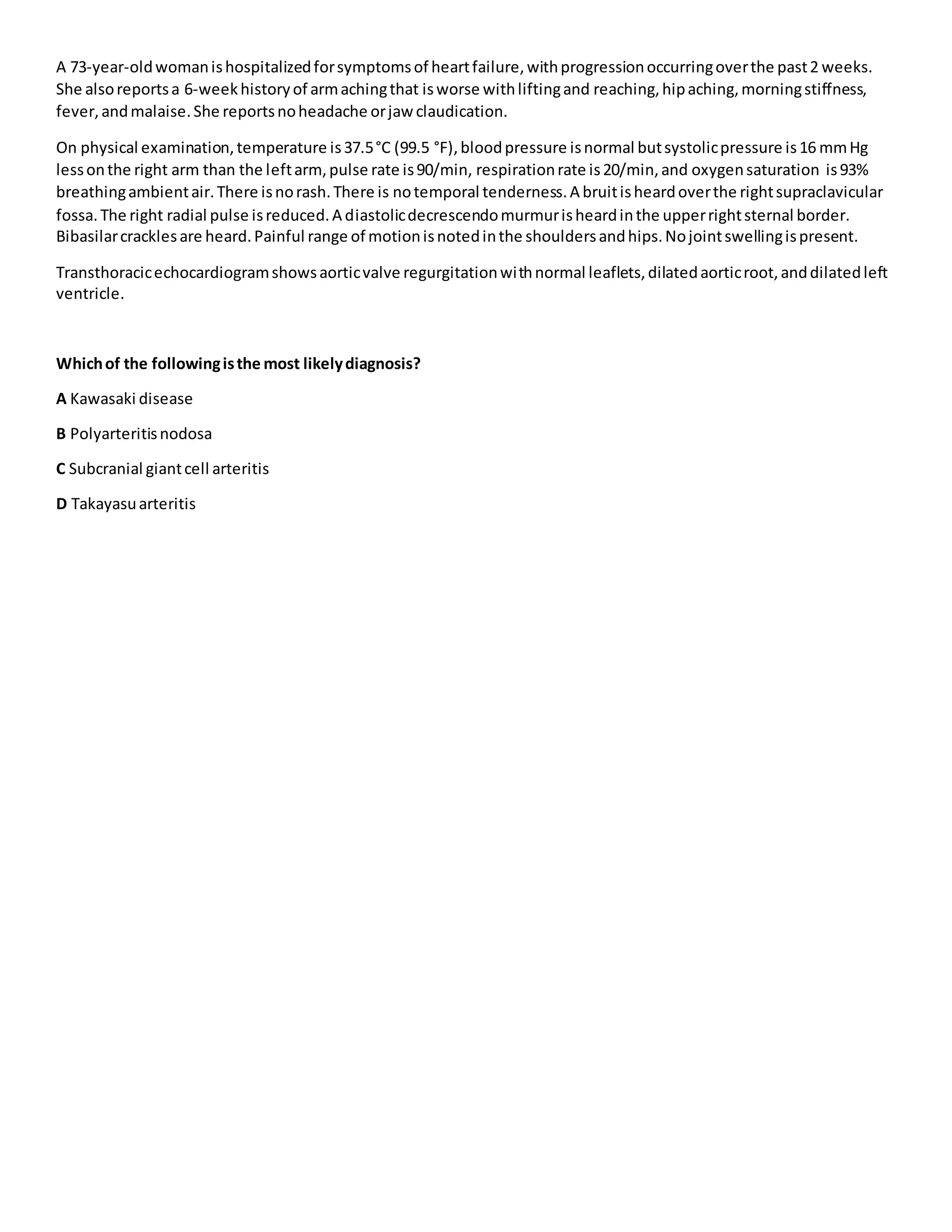 Mksap review 4 1-19 | DOCX