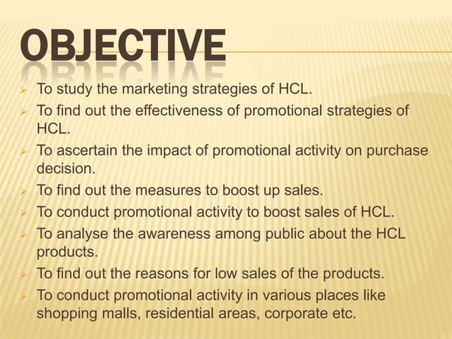 Presentation on HCL..... | PPT