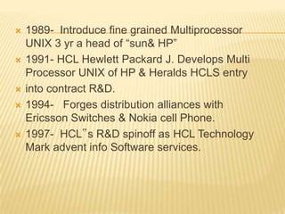 Presentation on HCL..... | PPTX | Laptops | Computing