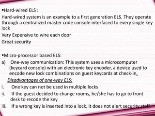 Electronic key-card & ELC;elc | PPTX