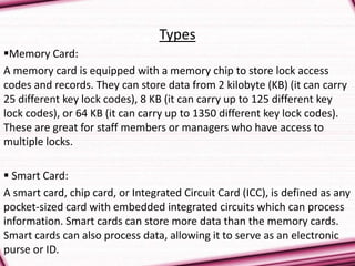 Define key card store