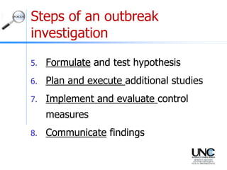Outbreak investigation | PPTX | Infectious Diseases | Diseases and ...