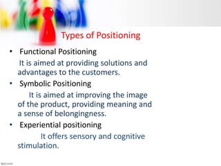 Targeting and positioning | PPT
