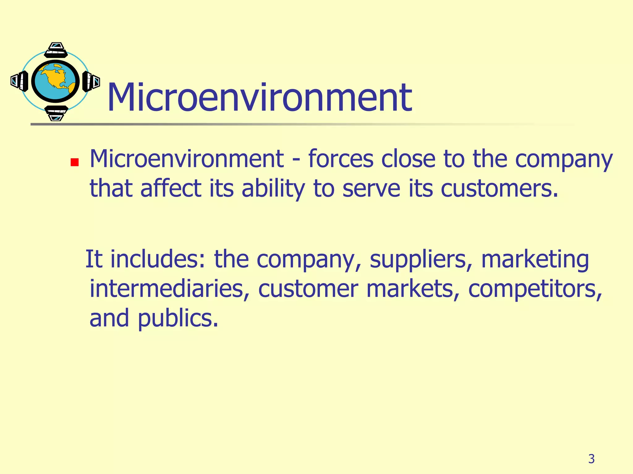 Analyzing the Marketing Environment | PPT