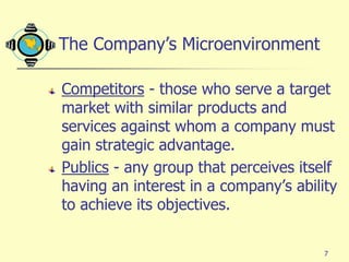 Analyzing the Marketing Environment | PPT