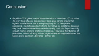 Customer Driven Marketing Strategy -PEPSI | PPTX