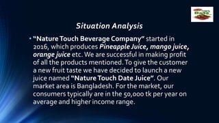 Marketing plan of Nature Touch Date Juice | PPTX