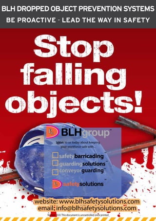 BLH Stop Drop Prevention System reducing your operations risks | PDF