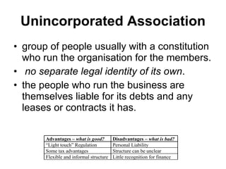 Mkt1019 social enterprise legal structures | PPT