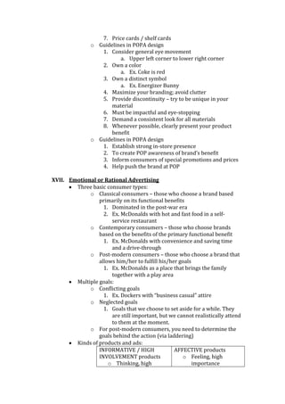 Mkt 121 advertising management notes (Albert Cuadrante) | PDF