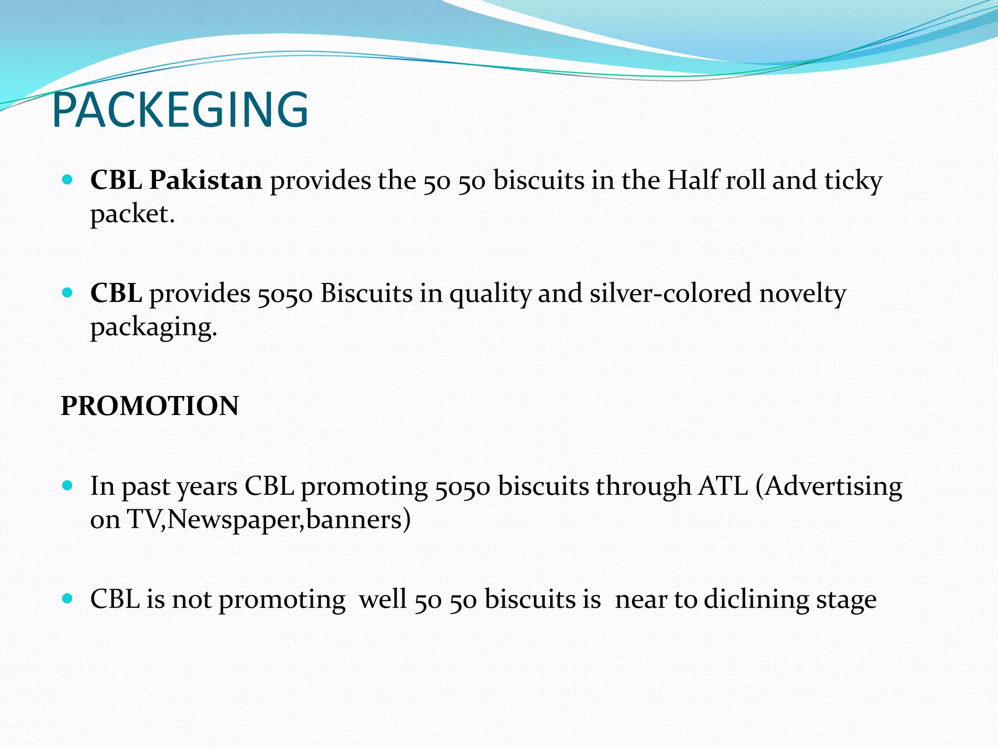 STP & Marketing Mix of 50/50 Biscuit CBL | PPTX