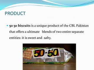 STP & Marketing Mix of 50/50 Biscuit CBL | PPTX
