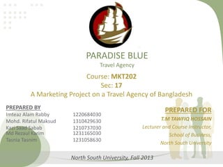 Paradise Blue - Travel Agency | PPT