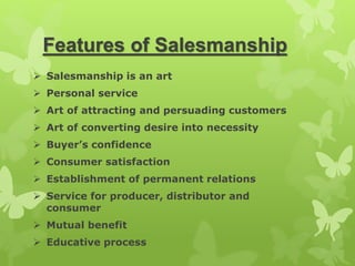 Salesmanship | PPTX